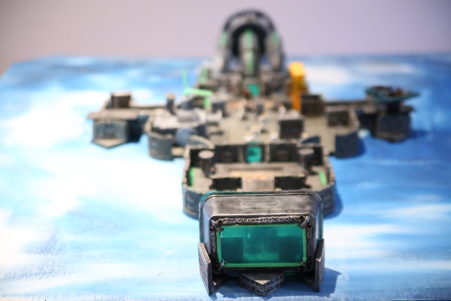 dwarven forge sci-fi ship
